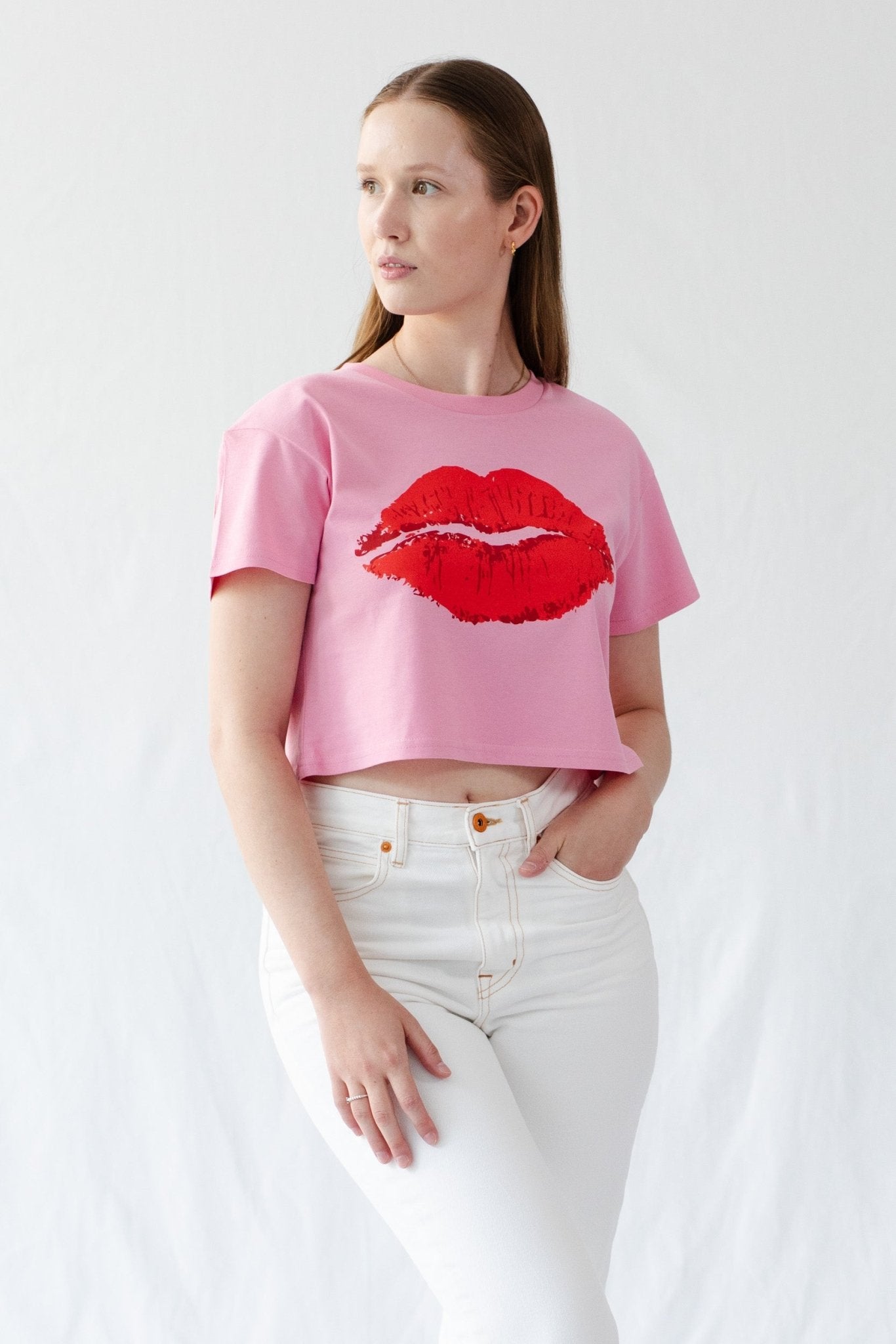 Lips Crop T-Shirt | Shop Annie G